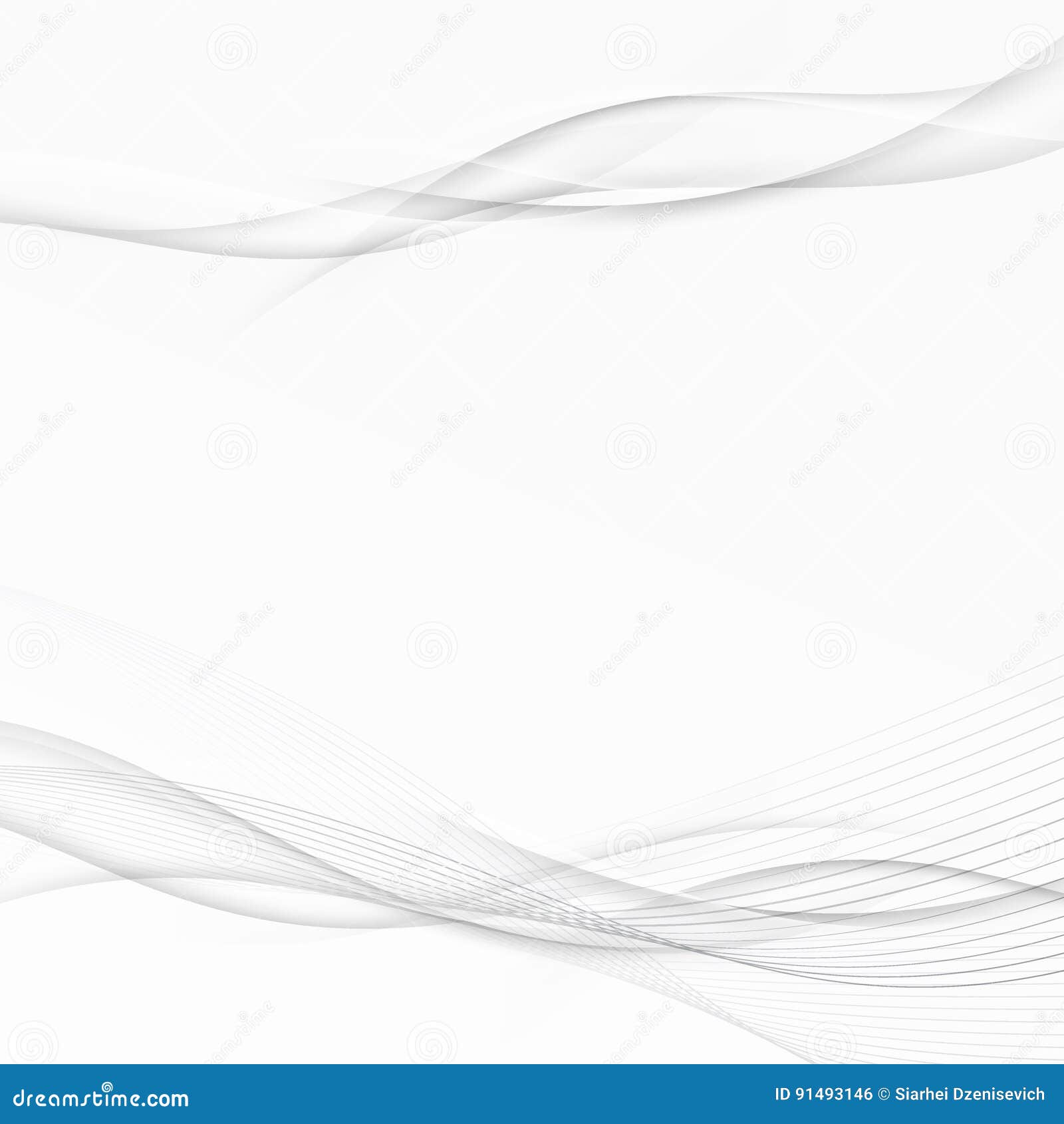 Grey Swoosh Wave Abstract Stream Line Layout Stock Vector ...