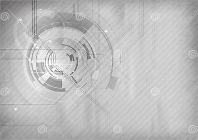 Grey tech background stock vector. Illustration of computer - 30341984