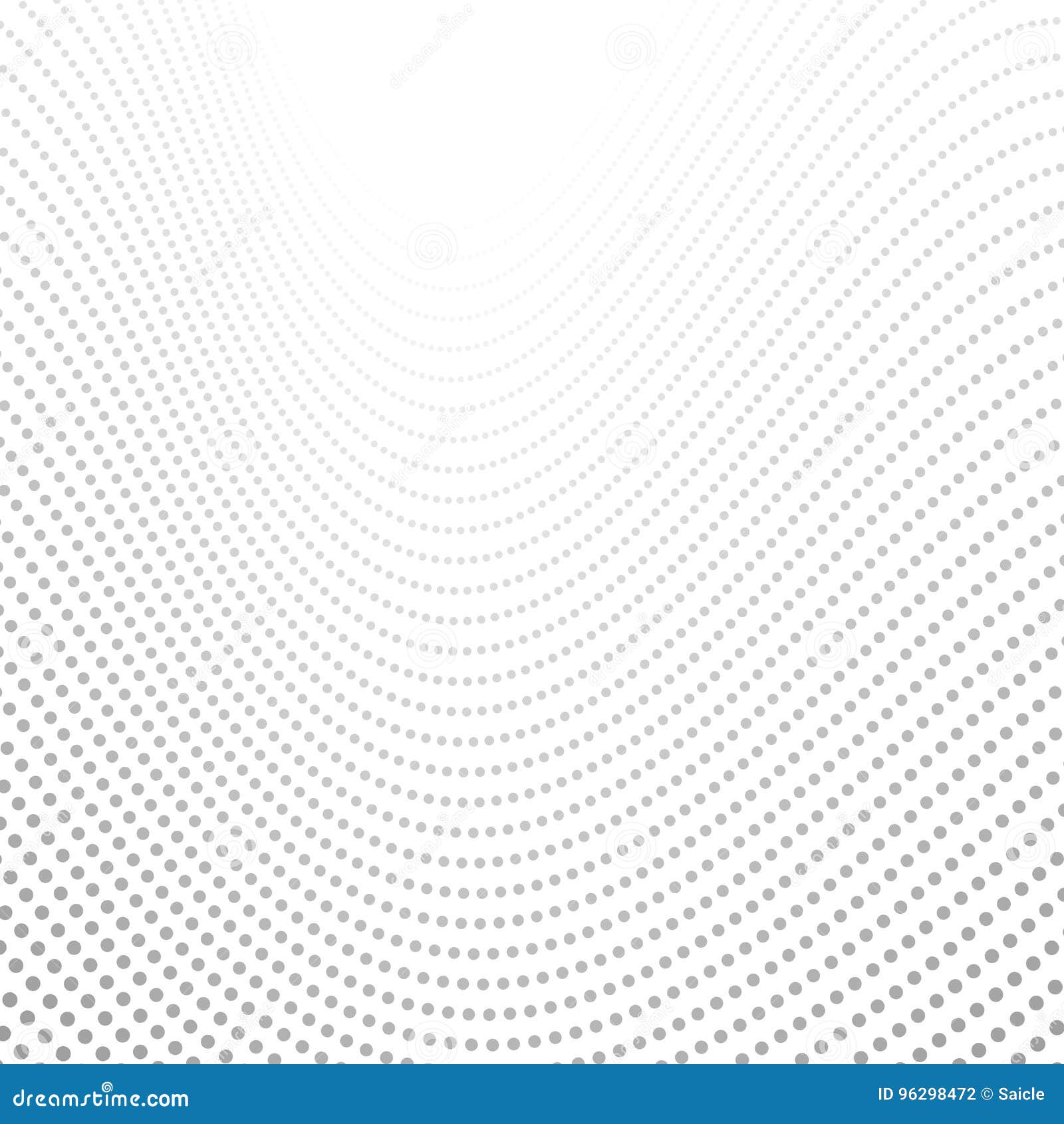 Grey Tech Wavy Dotted Lines Abstract Background Stock Vector ...