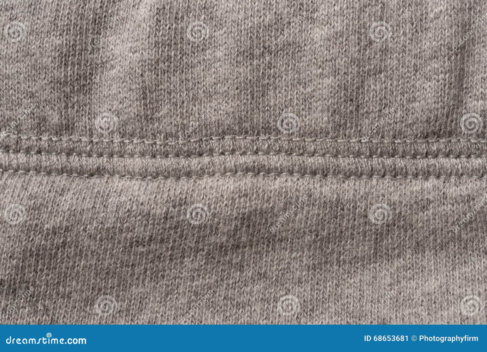 Grey Textile Seam Swatch stock image. Image of organic - 68653681