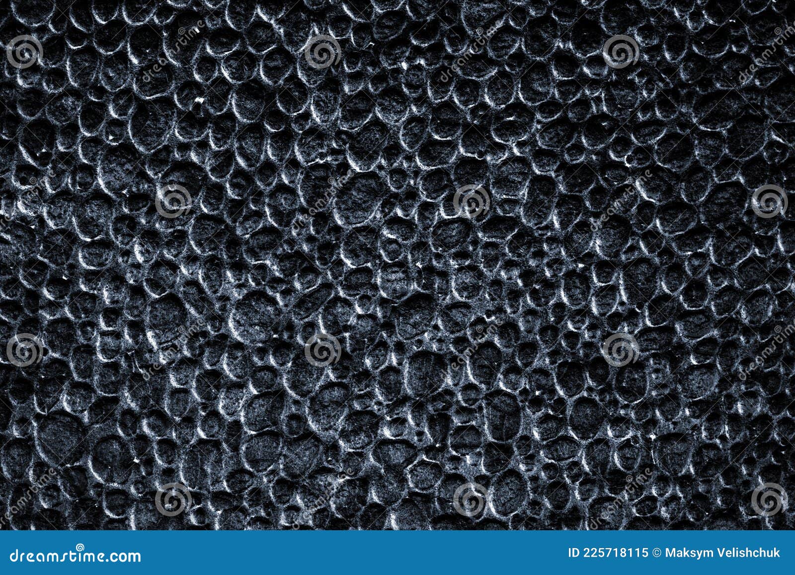 Grey Texture Background. Black Styrofoam Foam Material or White Plastic ...