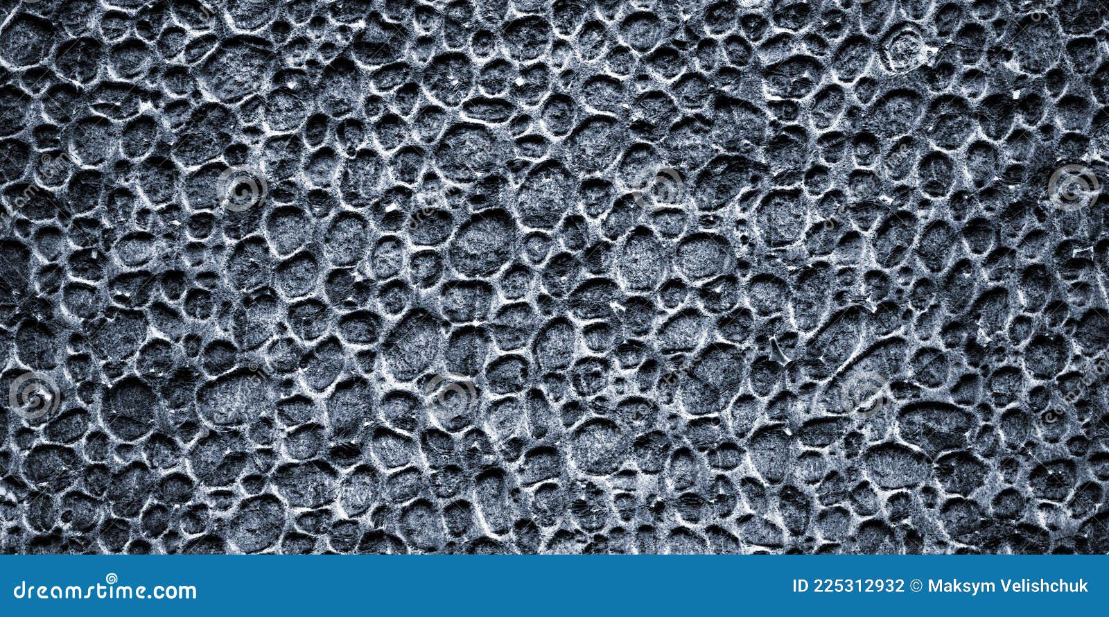 Grey Texture Background. Black Styrofoam Foam Material or White Plastic ...