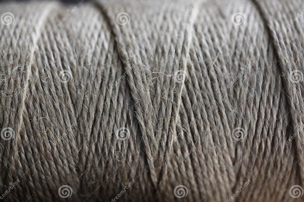 Grey Texture of a Coil of Rope Stock Image - Image of coiled, abstract ...