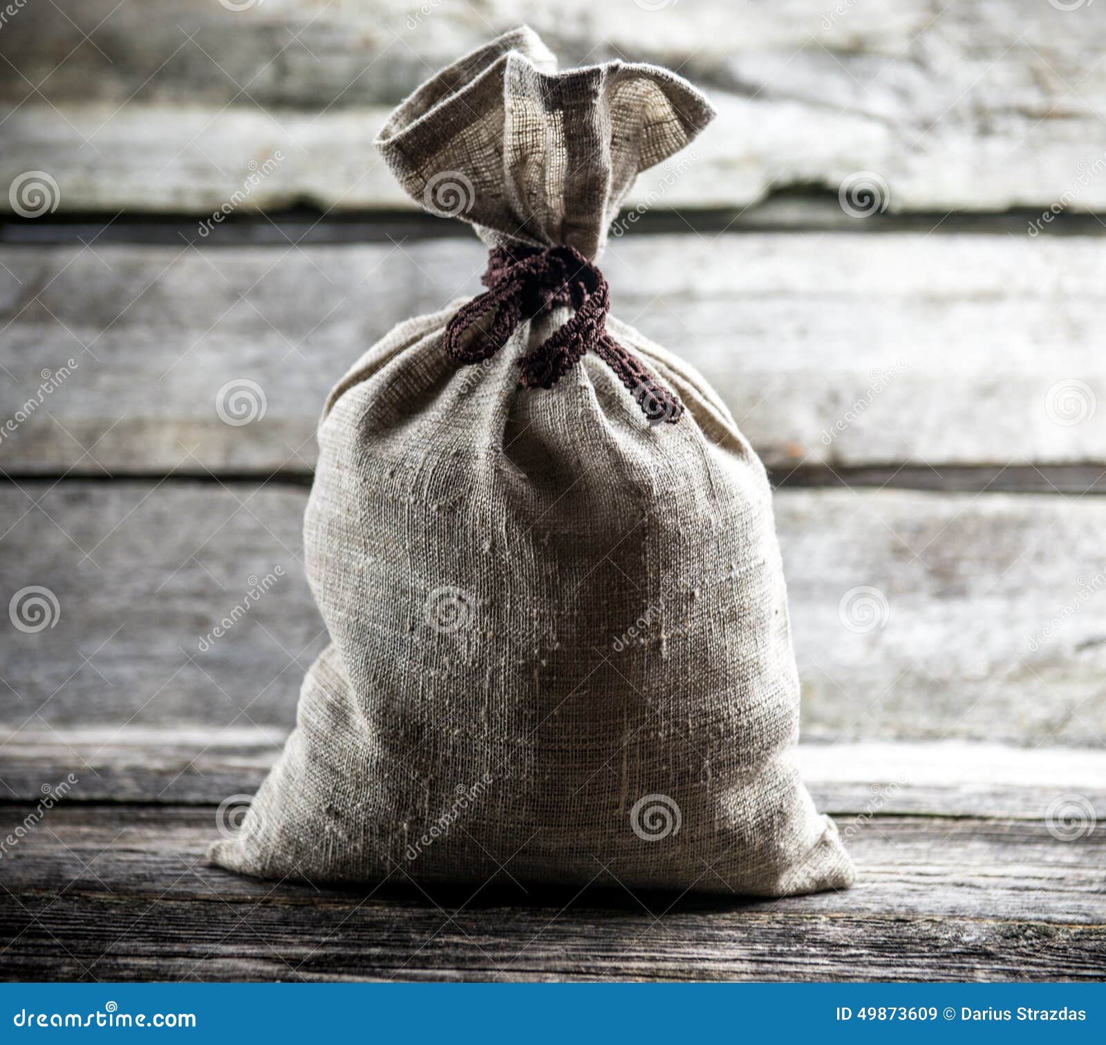 Grey tied sack stock image. Image of grey, alone, closeup - 49873609