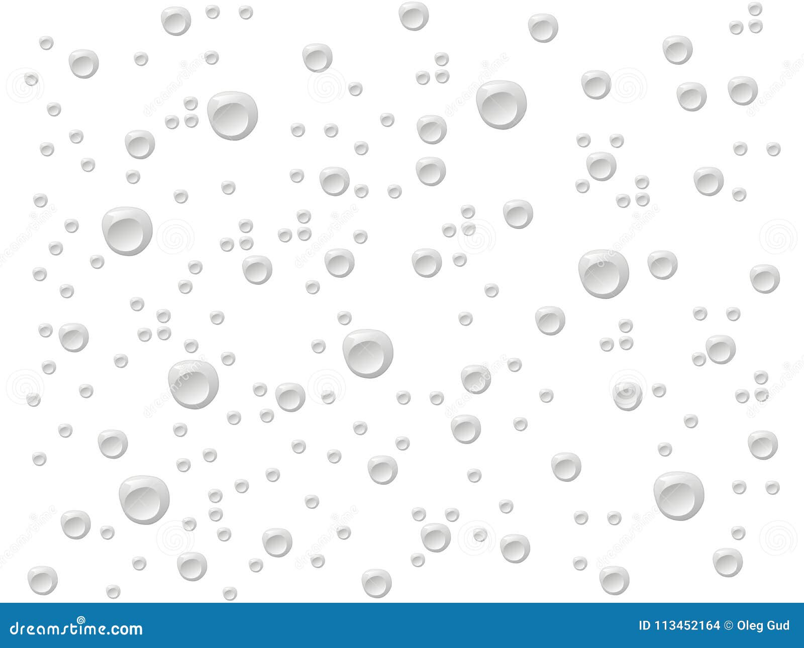 Grey Transparent Drops Background Stock Vector - Illustration of grey ...