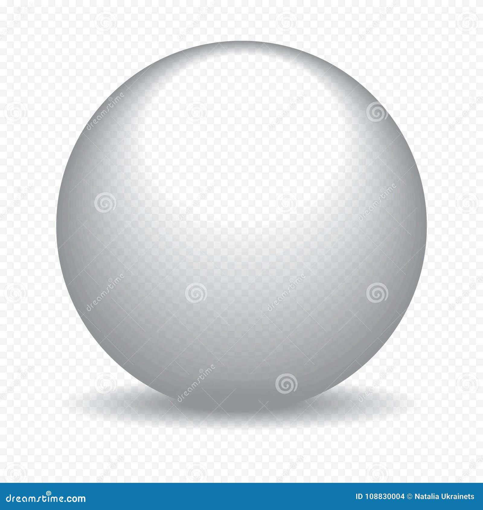 Grey Transparent Round Button Stock Vector - Illustration of symbol ...
