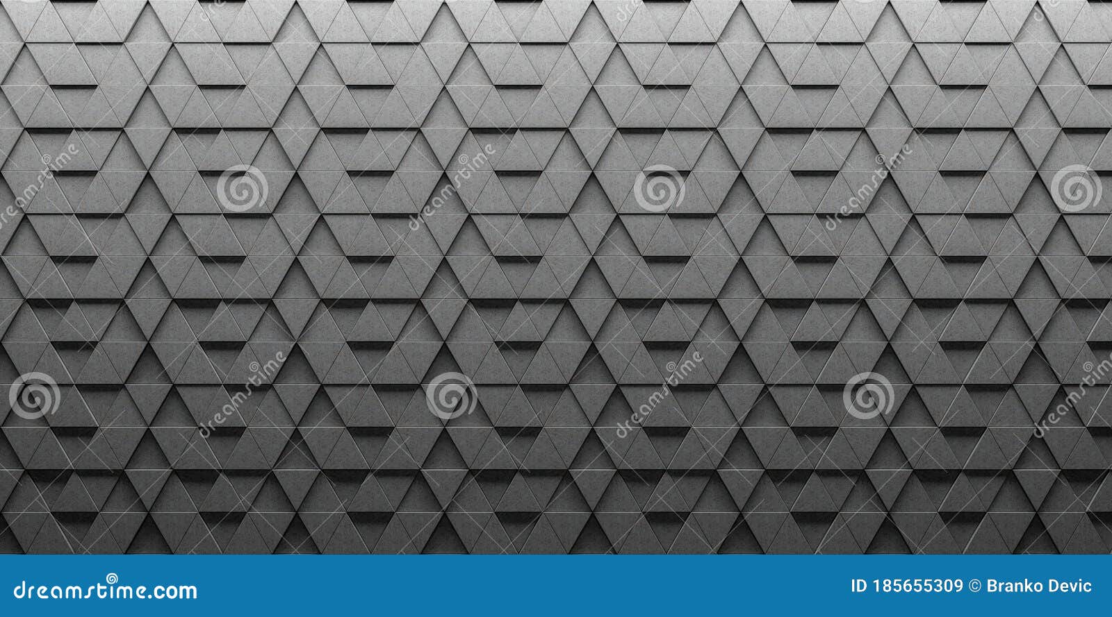 Grey Triangles Modern Background 3d Render Stock Illustration ...