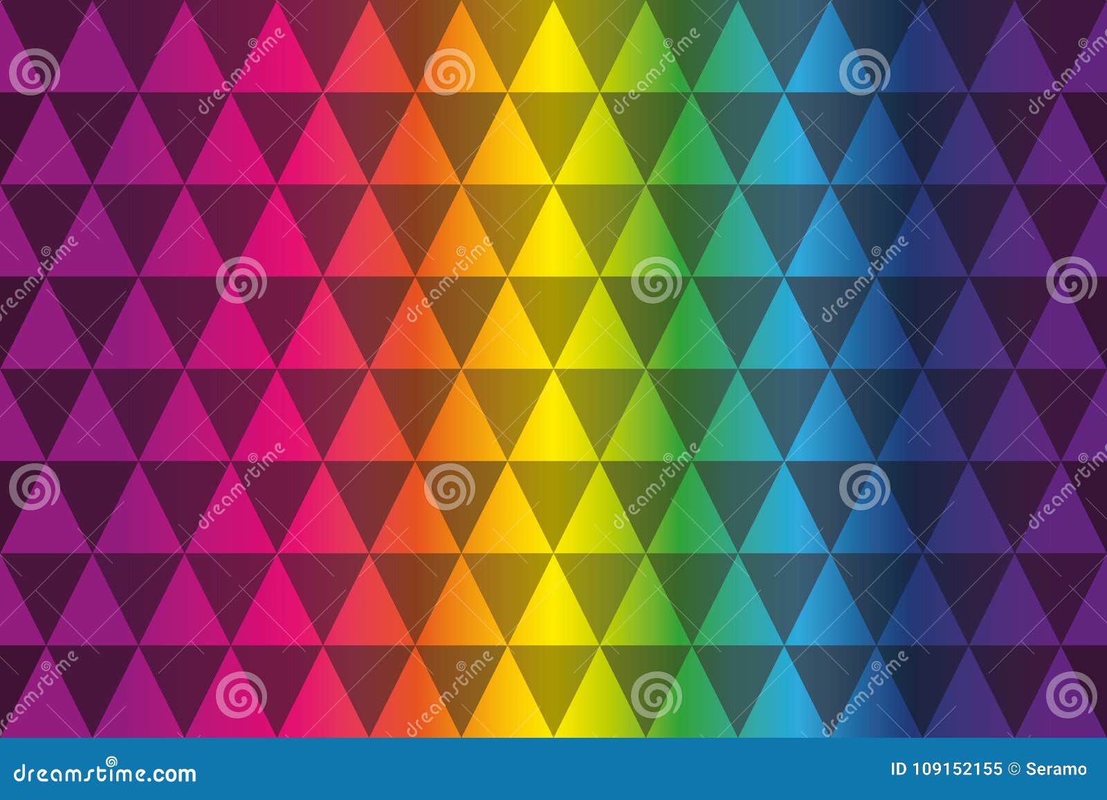 Grey Triangles on Multicolor Background Stock Vector - Illustration of ...
