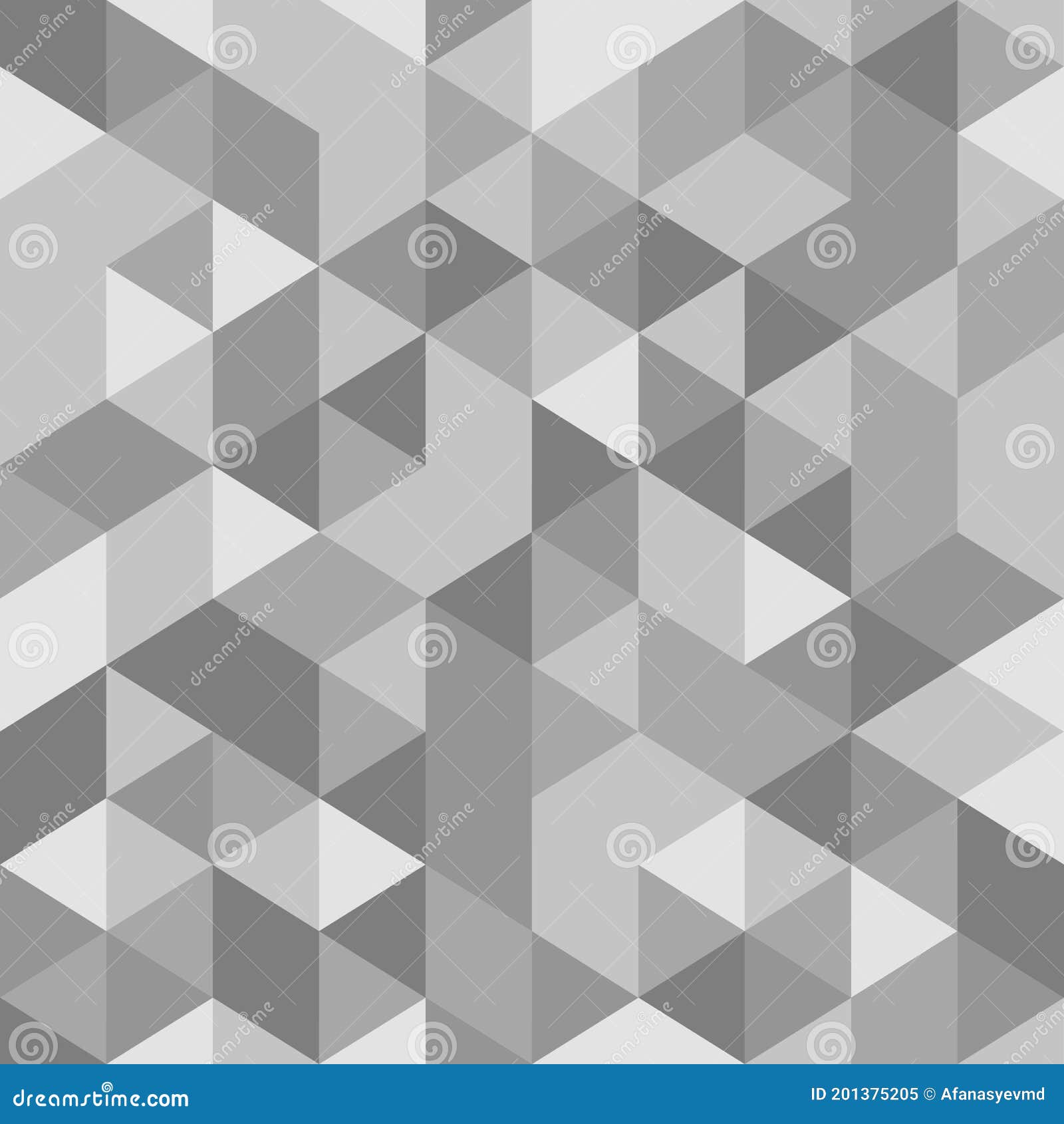 Grey Triangular Background. Seamless Geometric Pattern. Grey Triangles ...