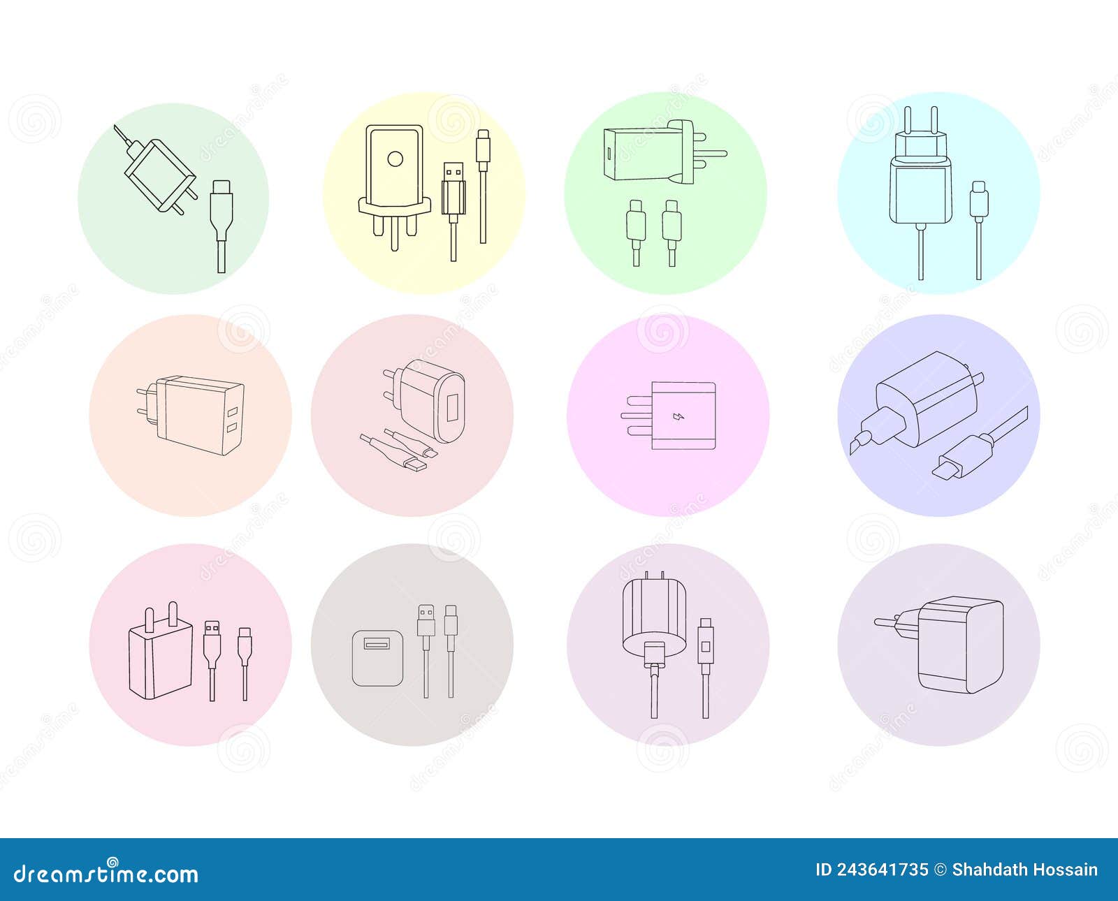 Ups Icon Vector Illustration. Power Supply Icon Set. Long Shadow ... Ups Icon Vector Illustration. Power Supply Icon Set. Long Shadow ...