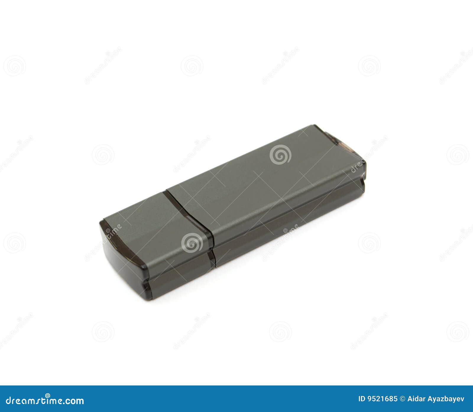 Grey Usb Stick Storage Device Stock Image - Image of compact, drive ...
