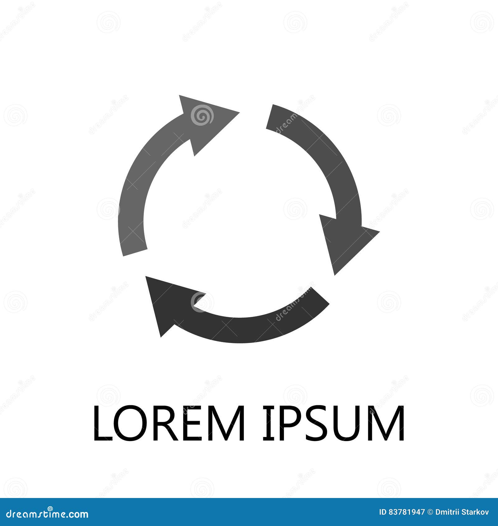 Grey Vector Arrows in Modern Style. Stock Vector - Illustration of ...