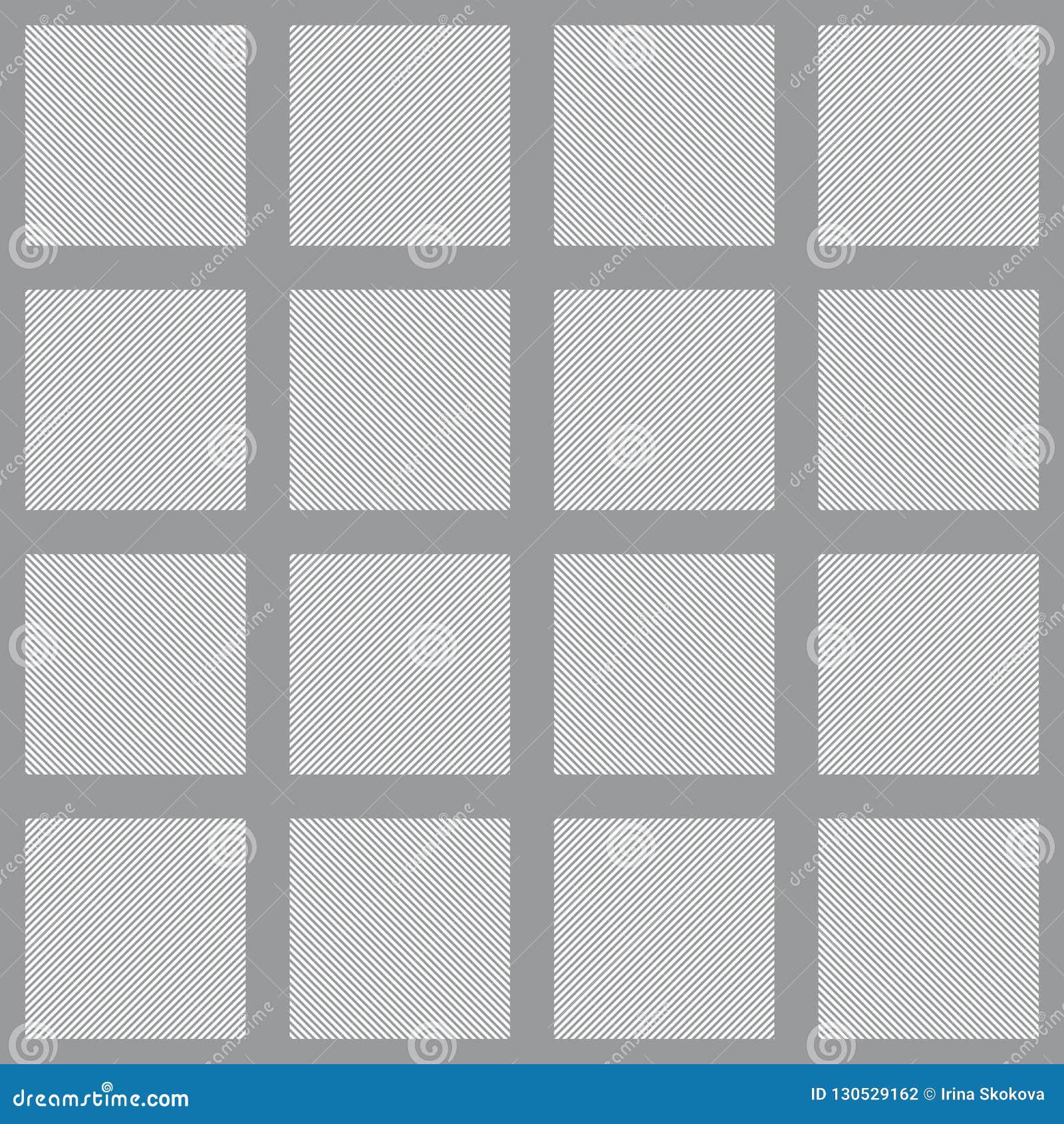 Grey Vector Square Grid Pattern. Seamless Texture Stock Vector ...