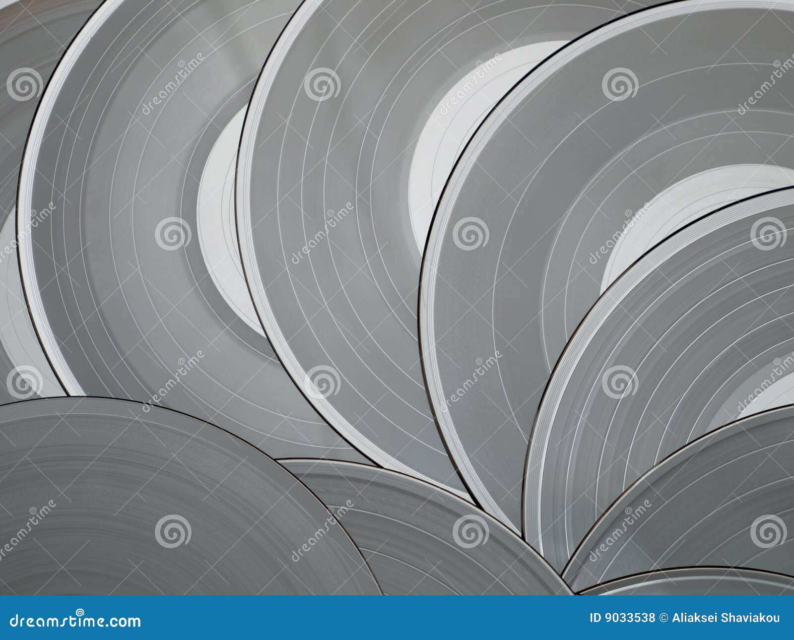 Grey Vinyl Discs stock photo. Image of roll, album, blues - 9033538