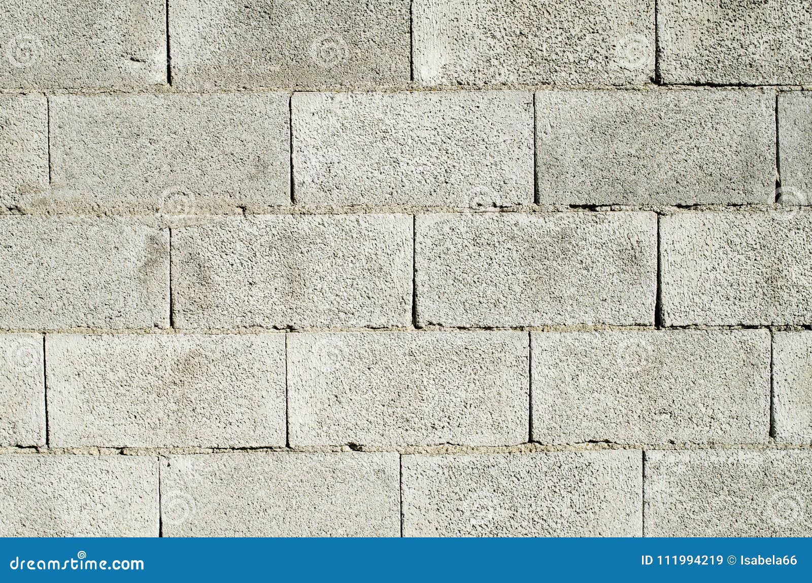 Grey Wall of Concrete Blocks Stock Image - Image of effect, texture ...