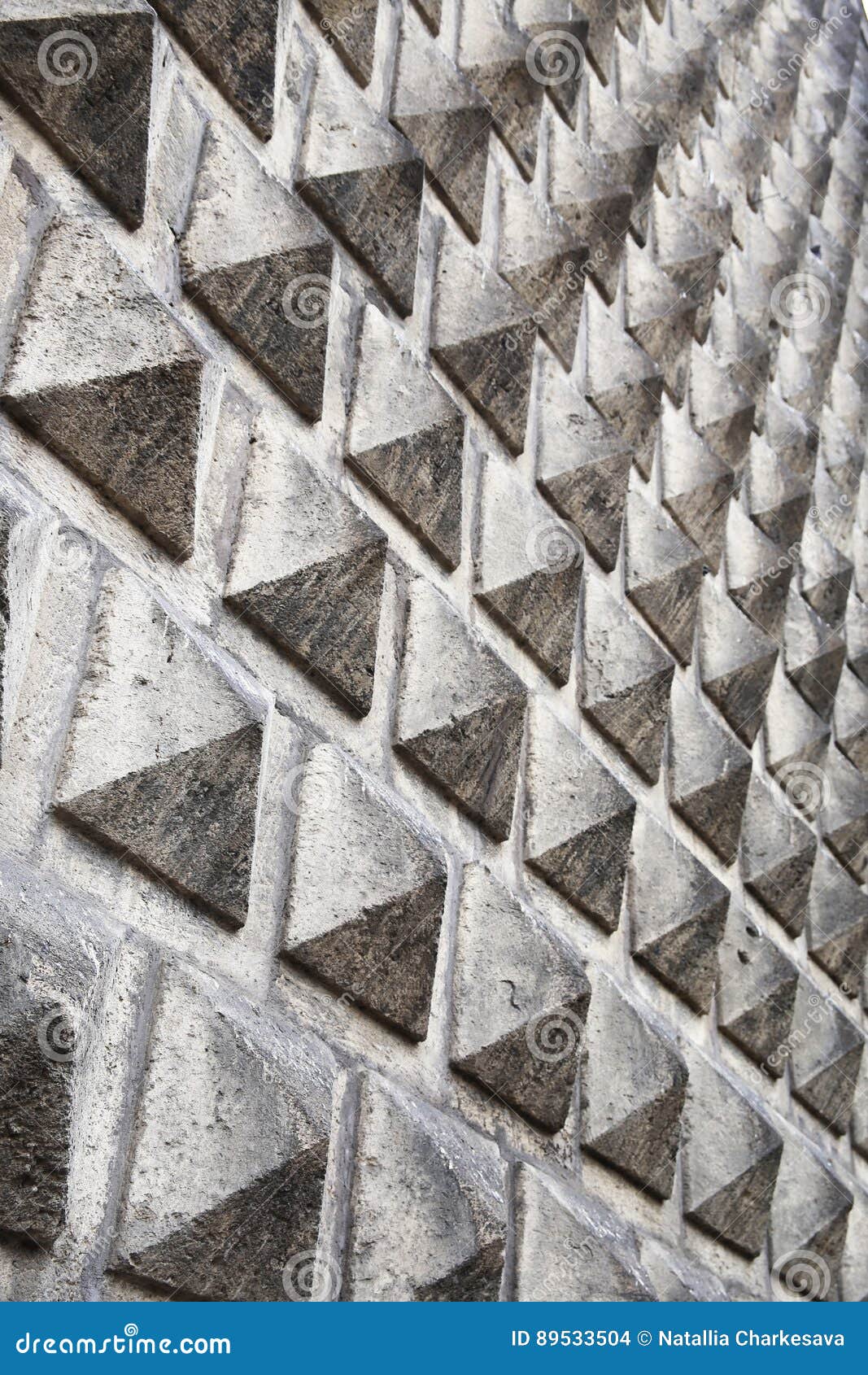 Grey Wall with Pyramid Texture Stock Photo - Image of decor, decorative ...