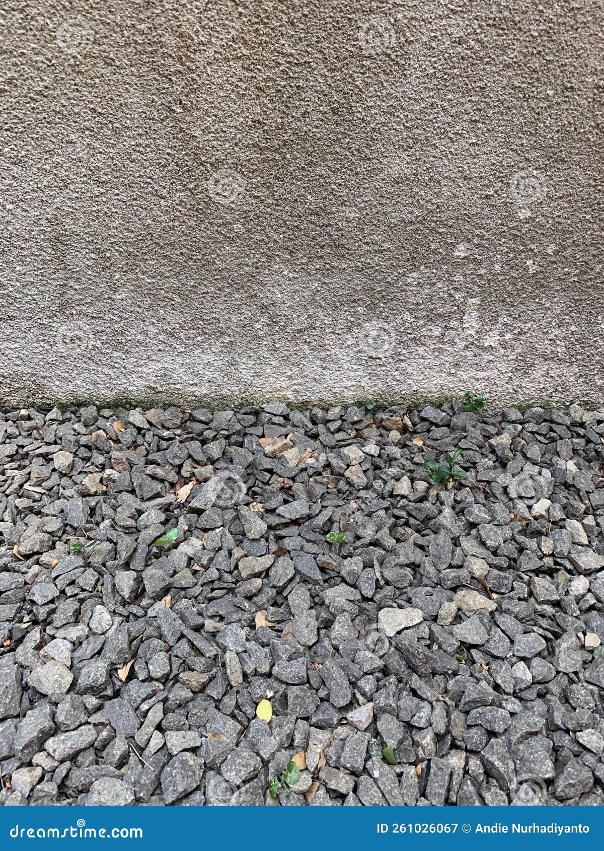 The Grey Wall of Rought Cement with Rocks Stock Image - Image of ...