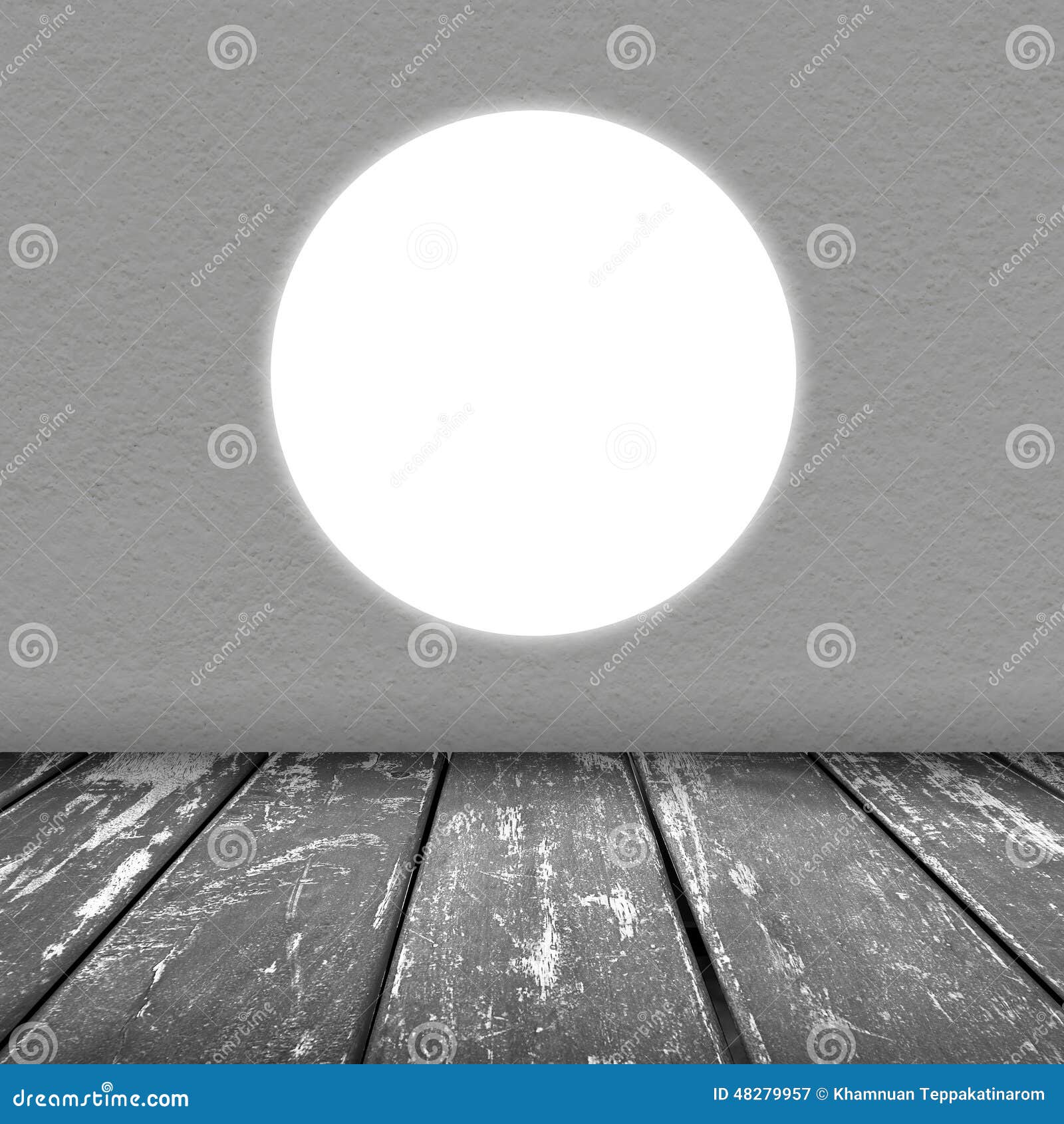 Grey Wall Texture with Circle Void Light Background Stock Image - Image ...