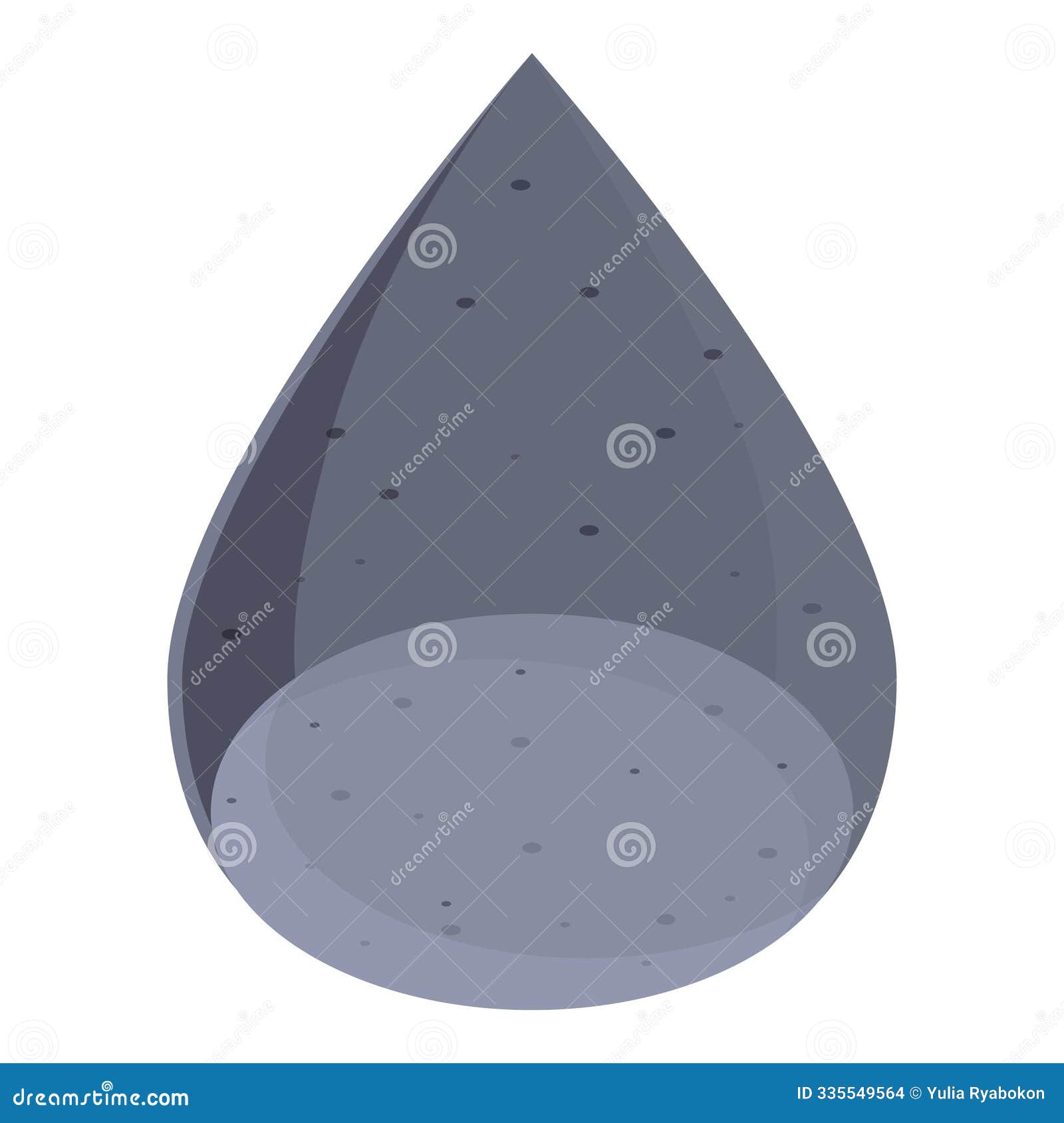Grey Water Drop is Depicting Drought and Water Scarcity Stock ...