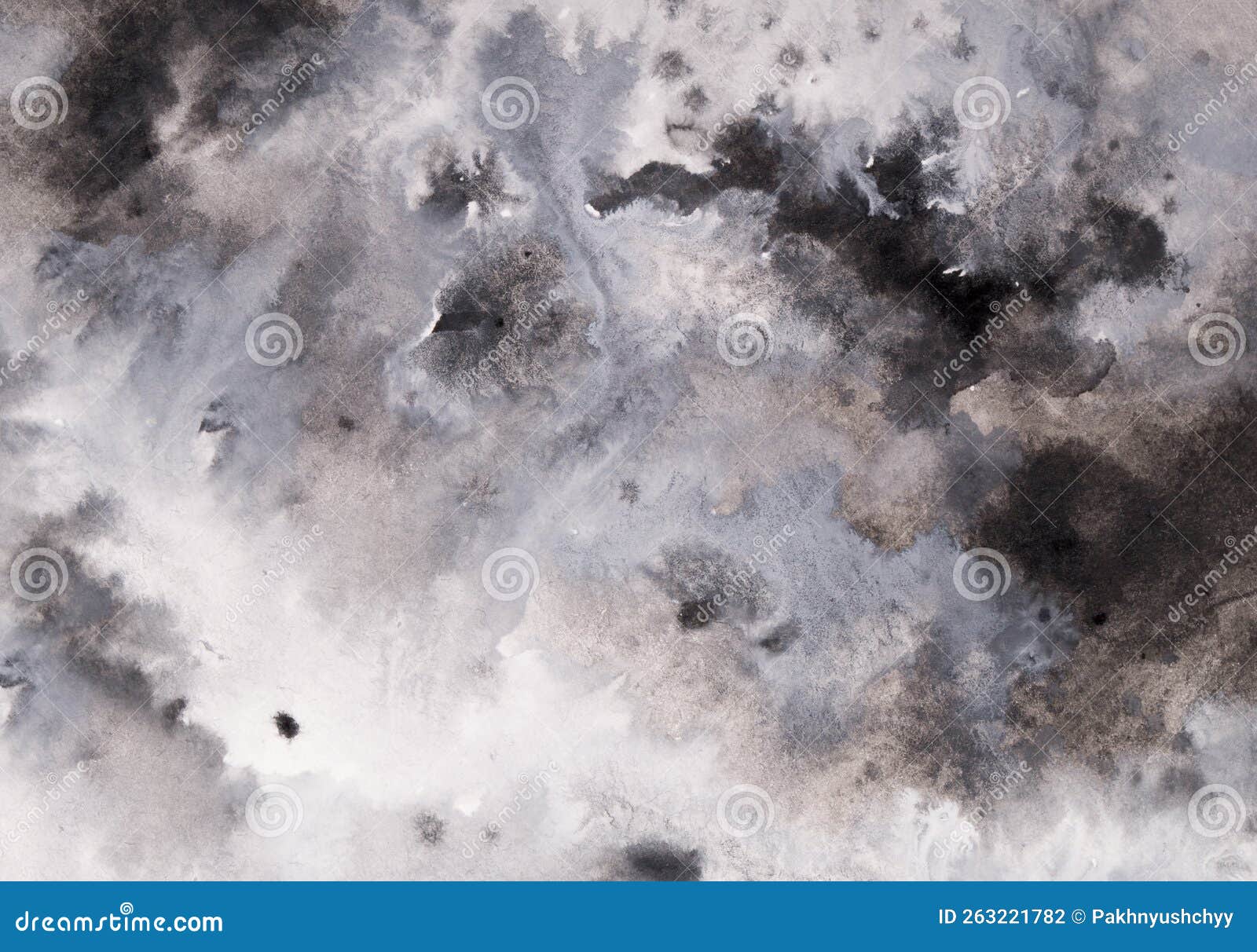 Grey Watercolor Background. Stock Photo - Image of water, paint: 263221782
