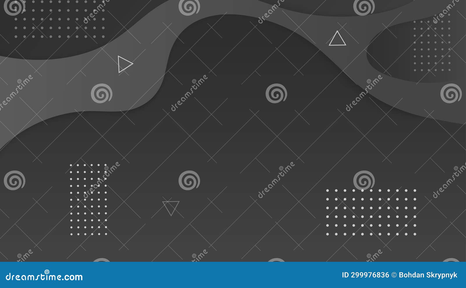 Grey Wave Abstract with Triangle Shapes and Dots Background Stock ...