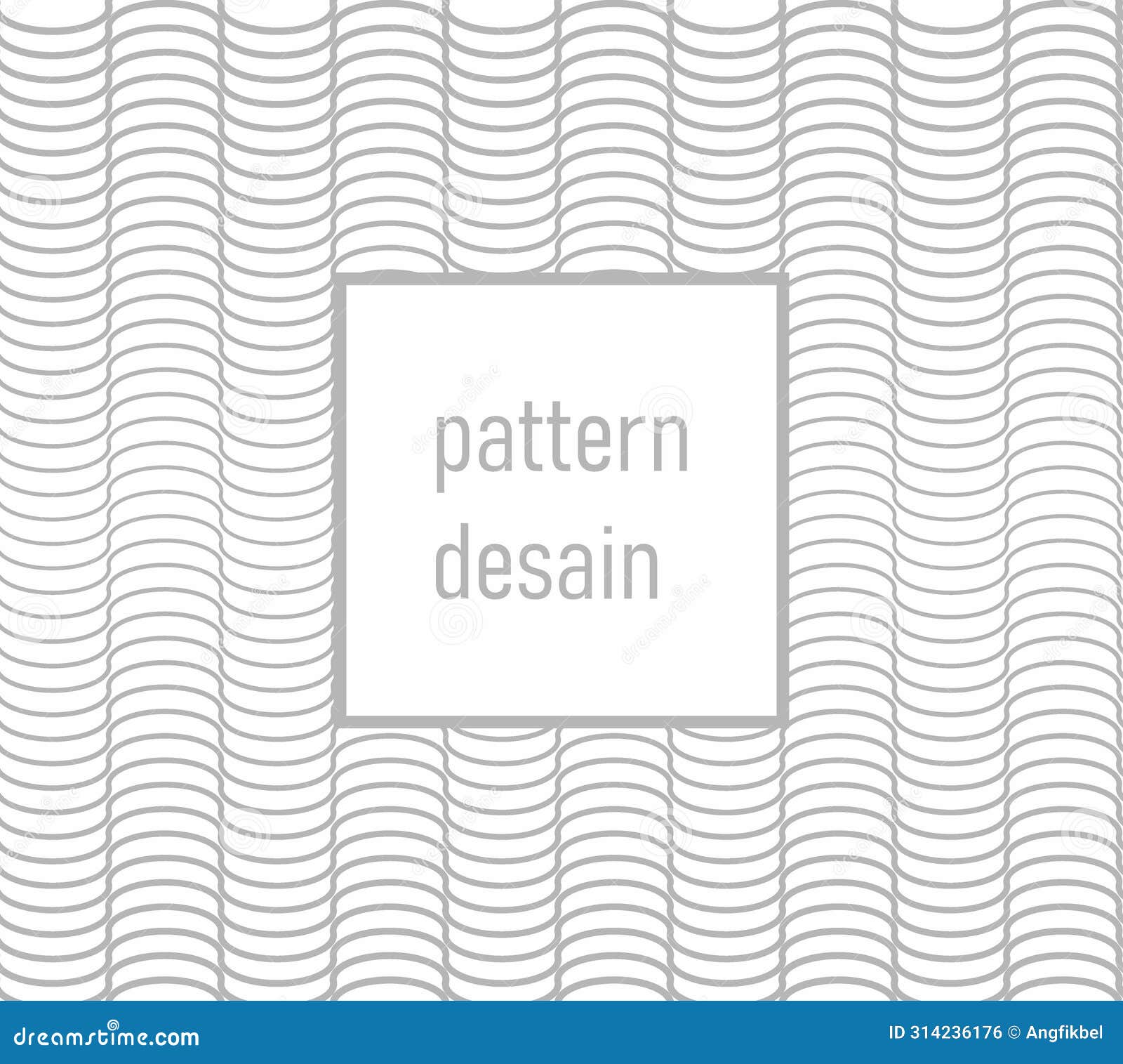Grey Wave Patterns. Set of Elements Stock Vector - Illustration of ...