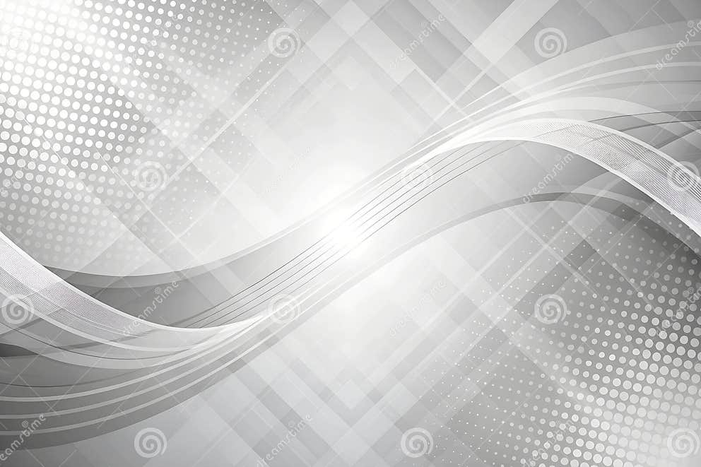 Grey and White Abstract Background with Paper and Layer Elements Stock ...