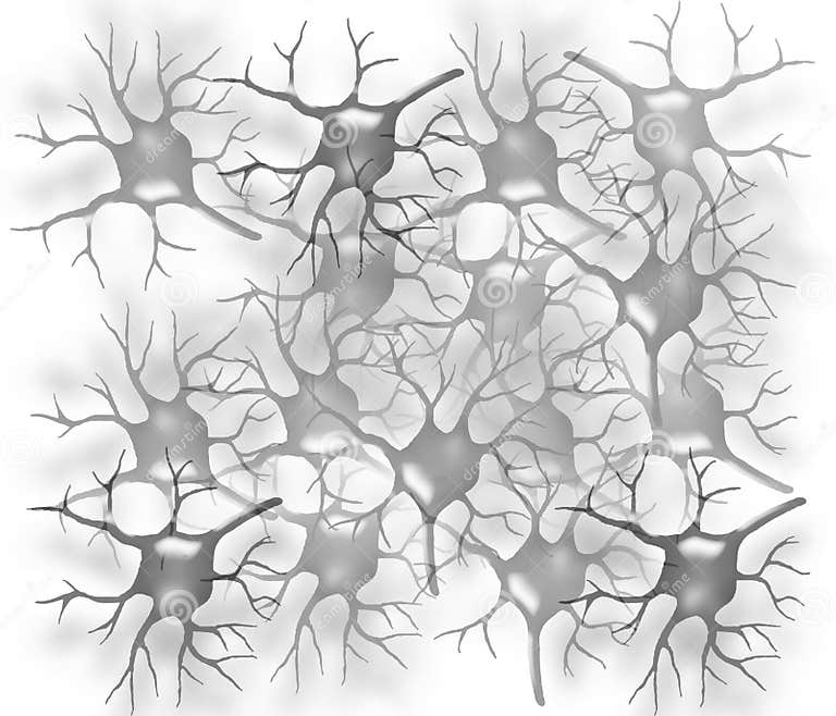 Grey and White Cells stock illustration. Illustration of spectrum ...