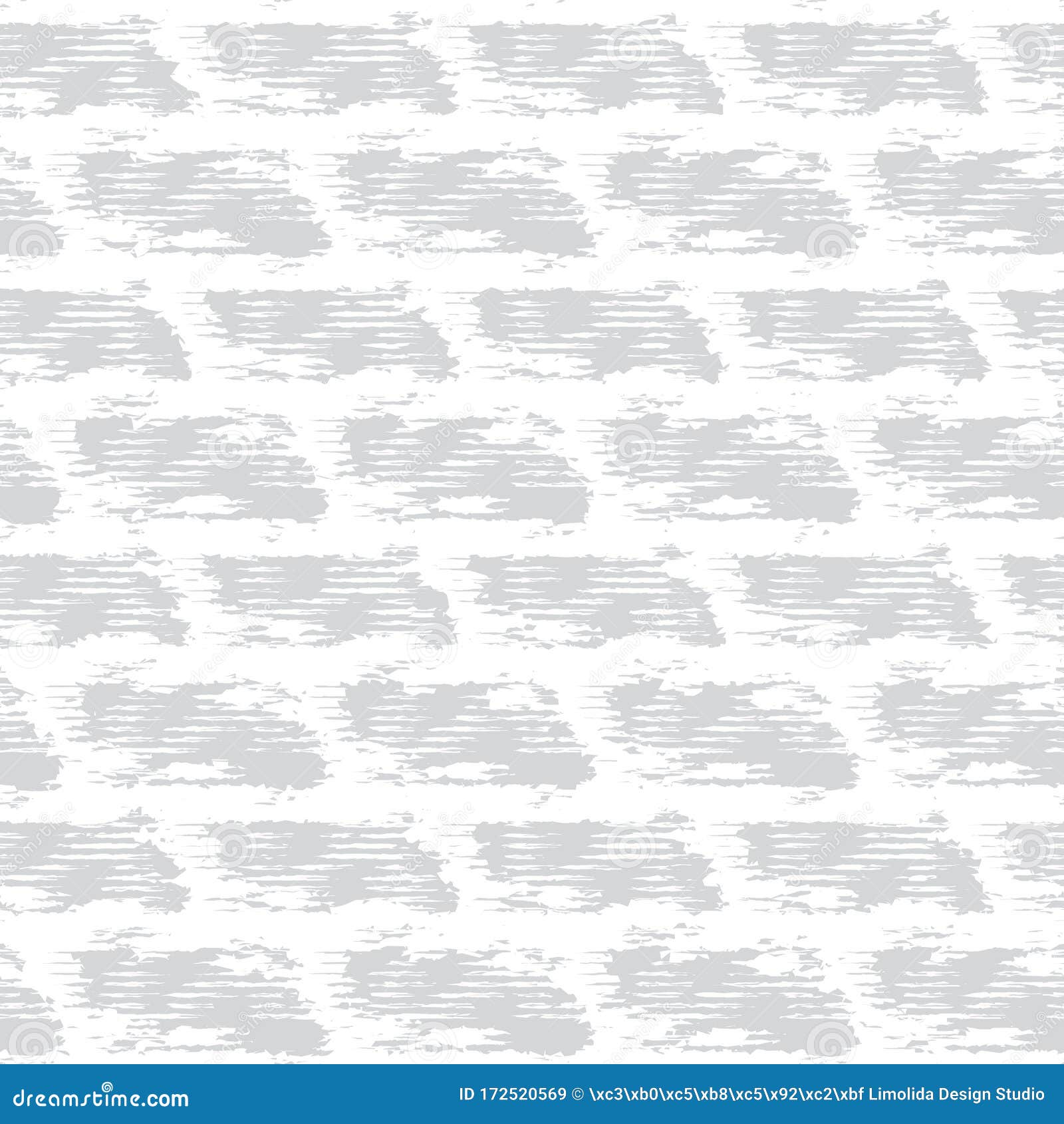 Grey White Monochrome Irregular Brick Wall Texture Background. Rough ...