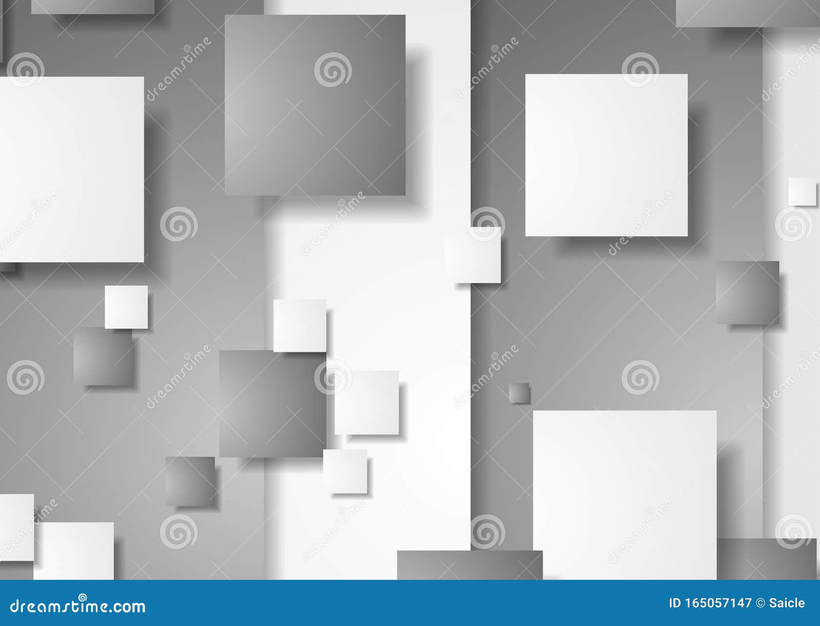 Grey and White Squares Abstract Technical Background Stock Vector ...