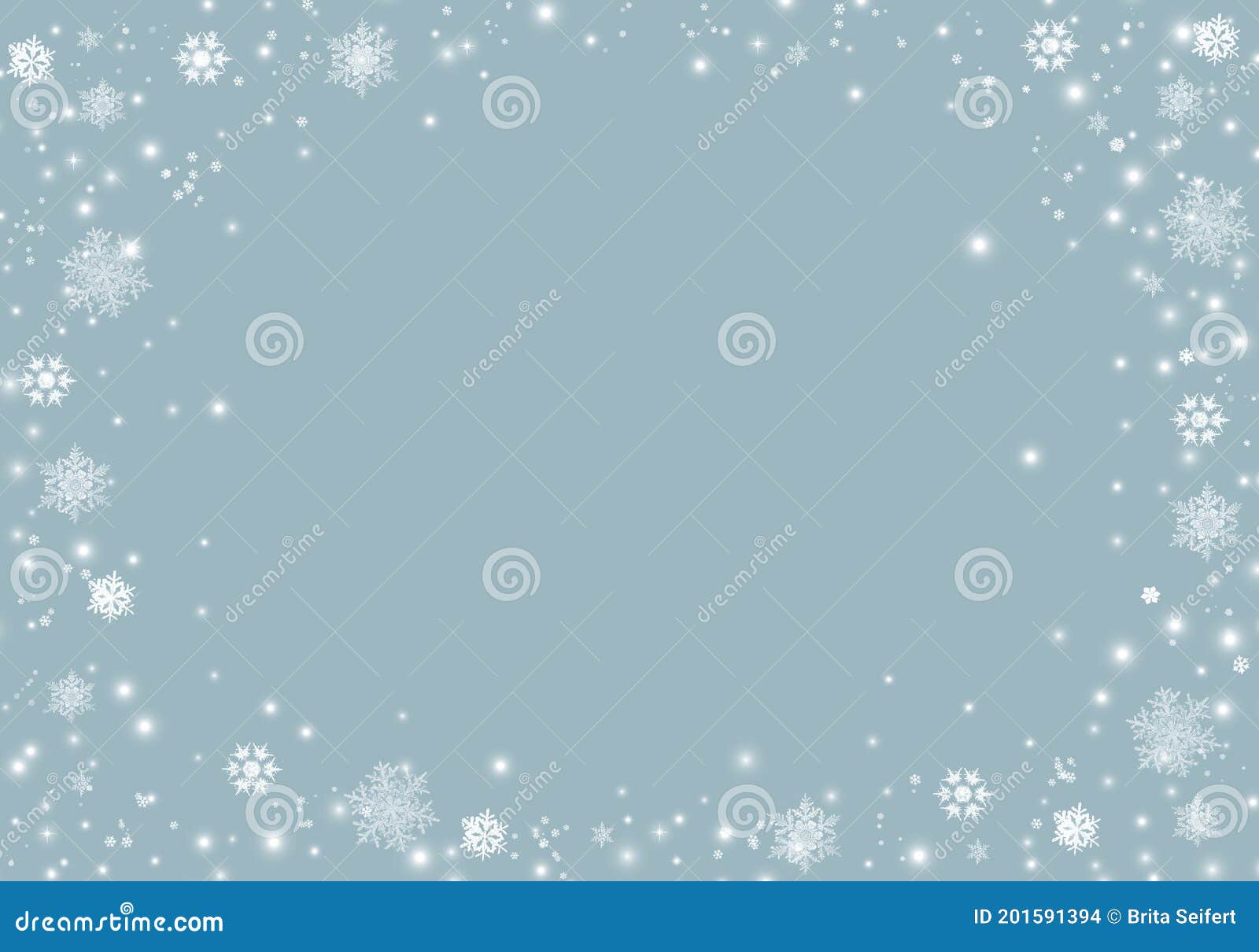 Grey Winter Background with Snowflakes for Your Own Creations Stock ...