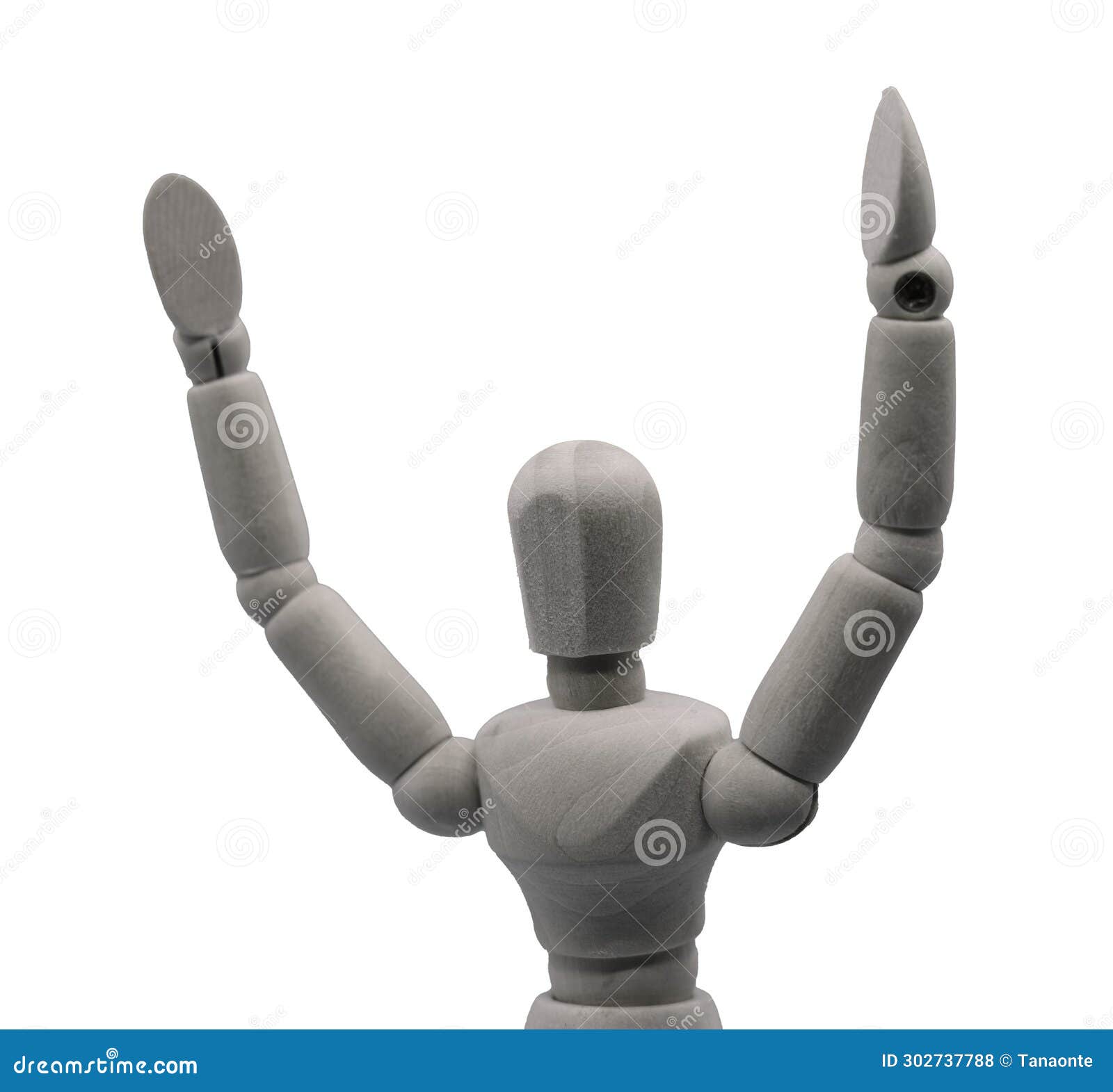 Expressive Wooden Dummy on Transparent Background PNG Stock Photo ...