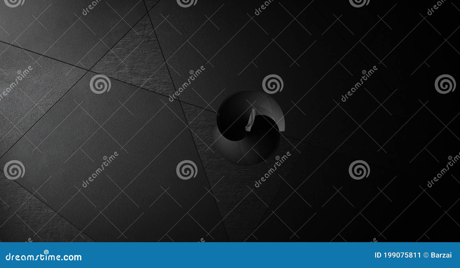 Greyscale Background with Geometric Shapes. Stock Illustration ...