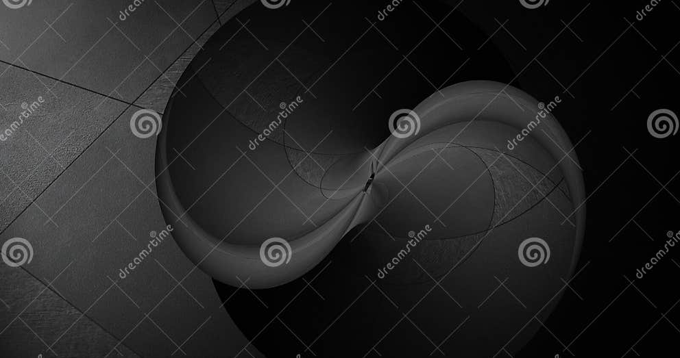Greyscale Background with Geometric Shapes. Stock Illustration ...