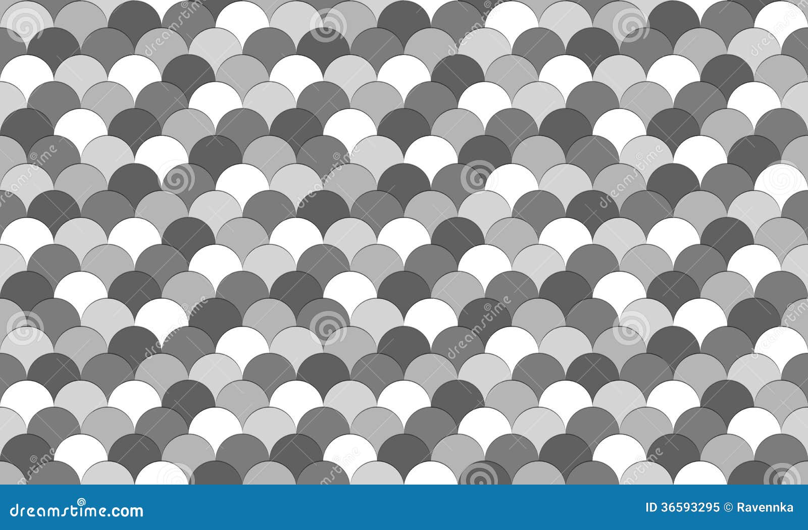 Greyscale Fish Scale Pattern Stock Vector - Illustration of continuous ...