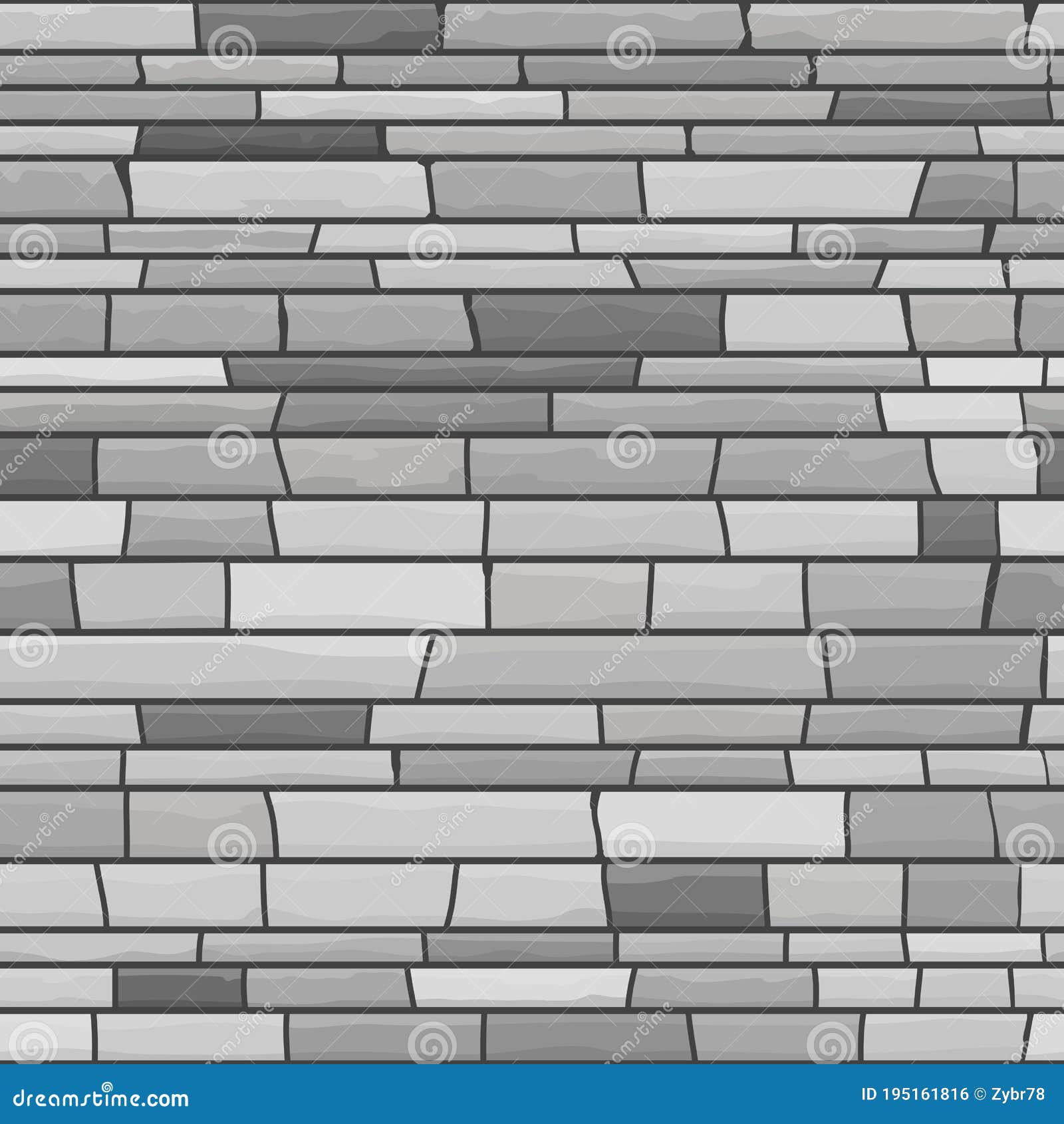 Seamless Texture of Stonewall Stock Vector - Illustration of bricks, block: 195161816