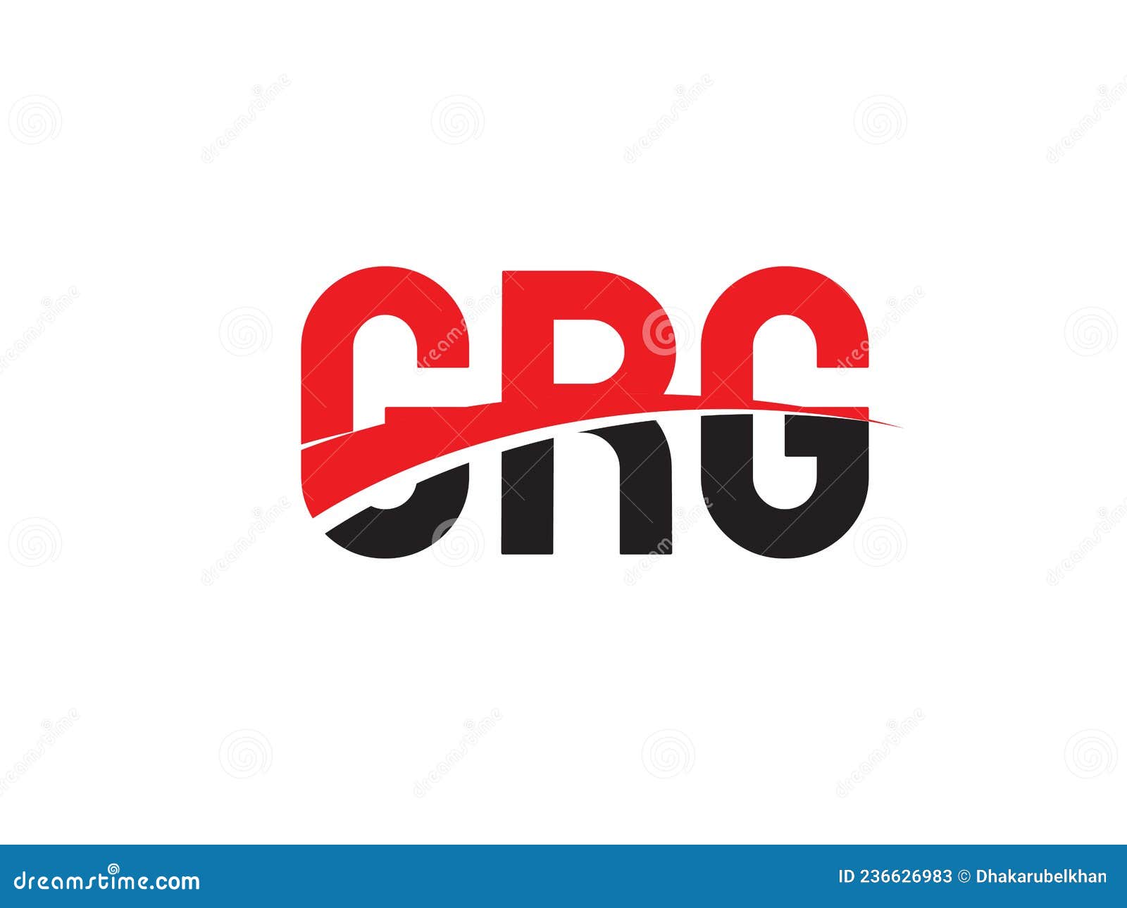 GRG Letter Initial Logo Design Vector Illustration Stock Vector ...