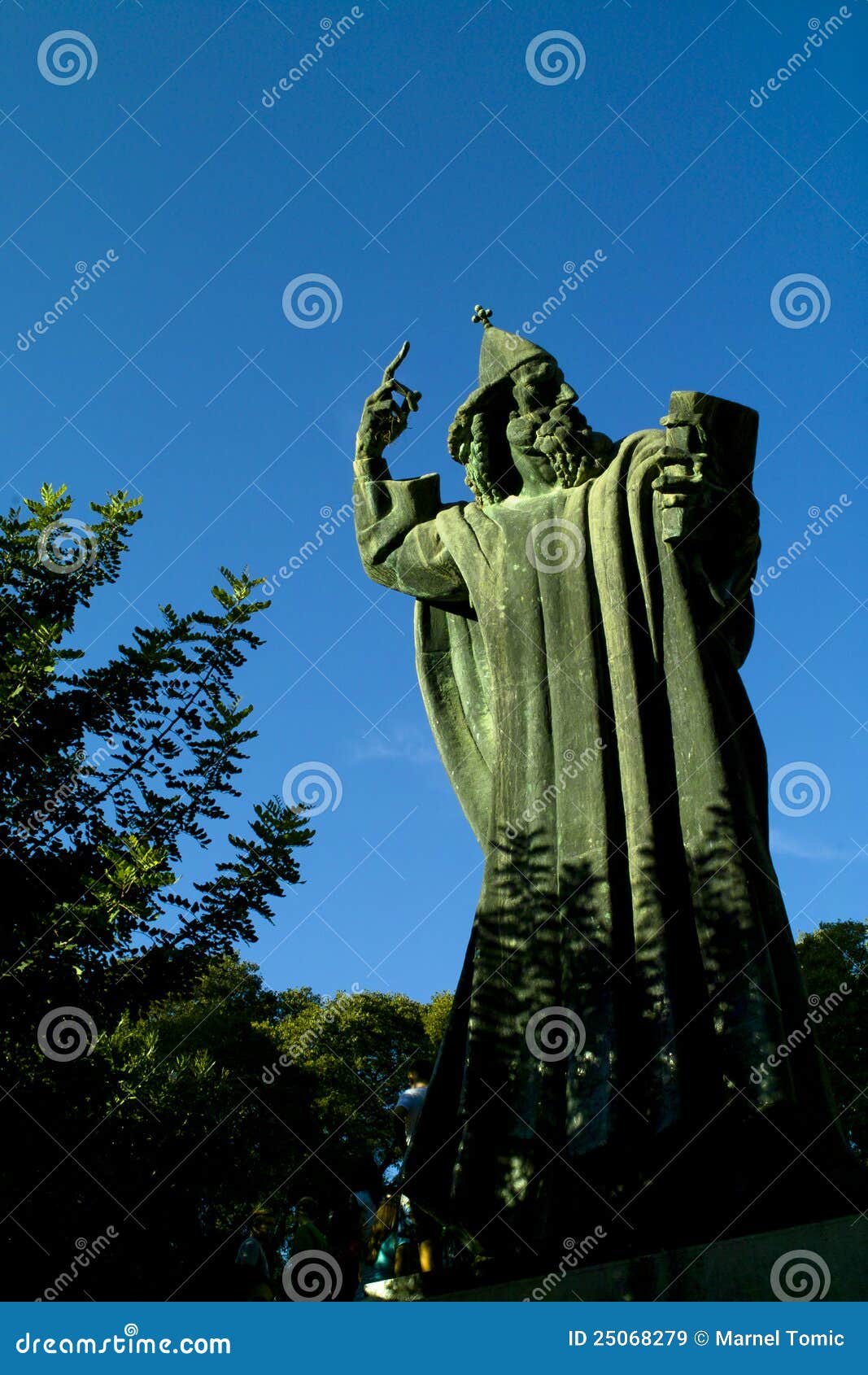 Grgur of Nin Sculpture in Split, Croatia Stock Image - Image of grgur ...