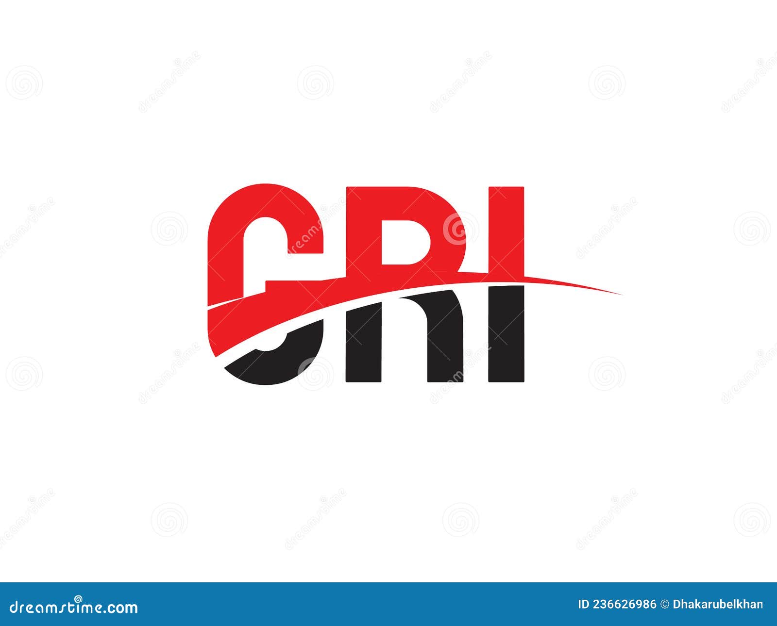 GRI Letter Initial Logo Design Vector Illustration Stock Vector ...