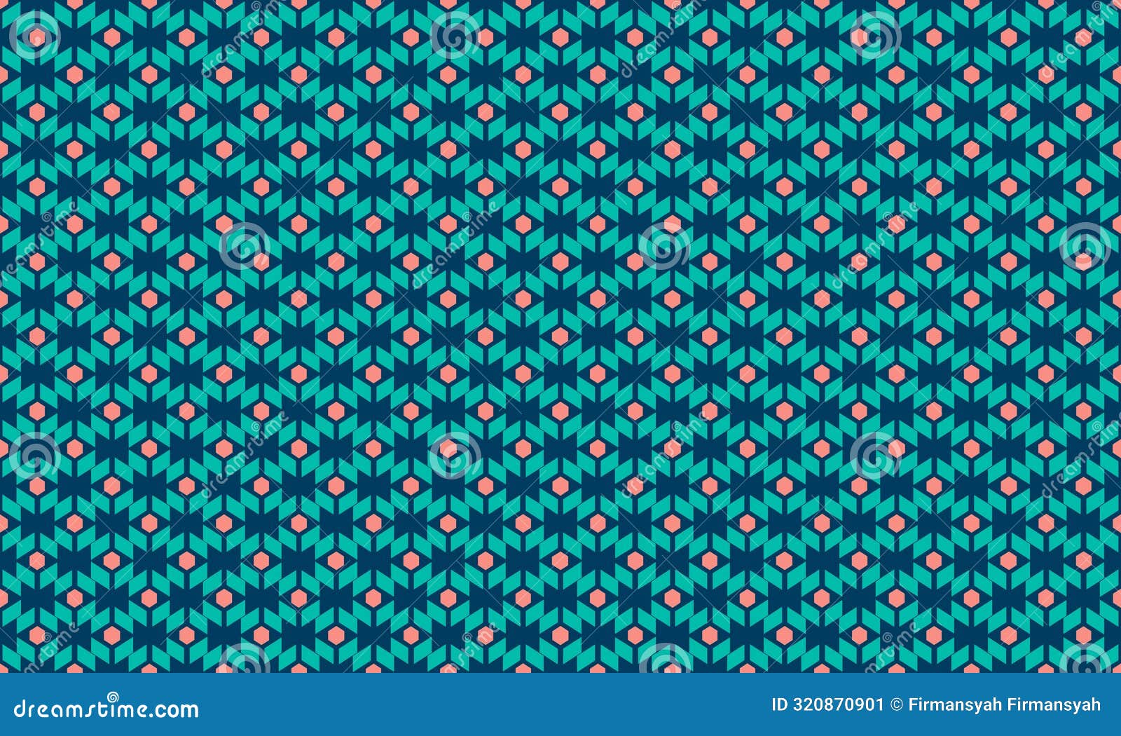 Grid-Based Design Geometric Shapes Seamless Pattern for Wallpaper ...