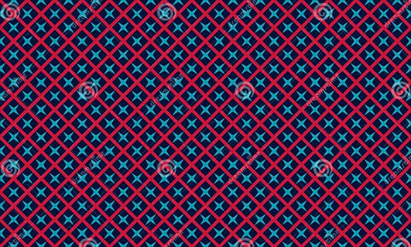 Grid-Based Design Geometric Shapes Seamless Pattern for Wallpaper ...