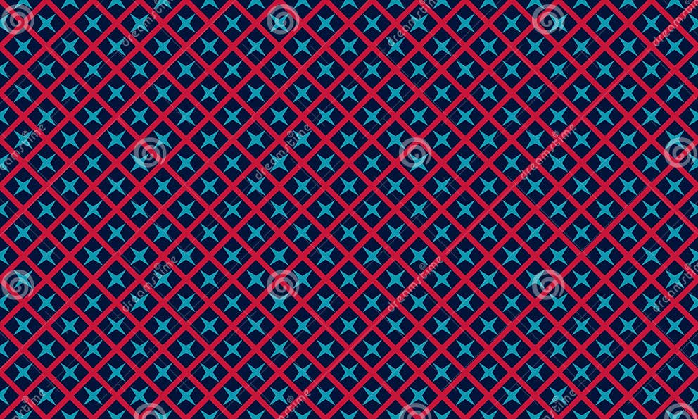 Grid-Based Design Geometric Shapes Seamless Pattern for Wallpaper ...