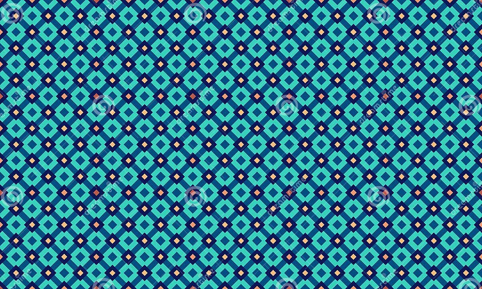 Grid-Based Design Geometric Shapes Seamless Pattern for Wallpaper ...