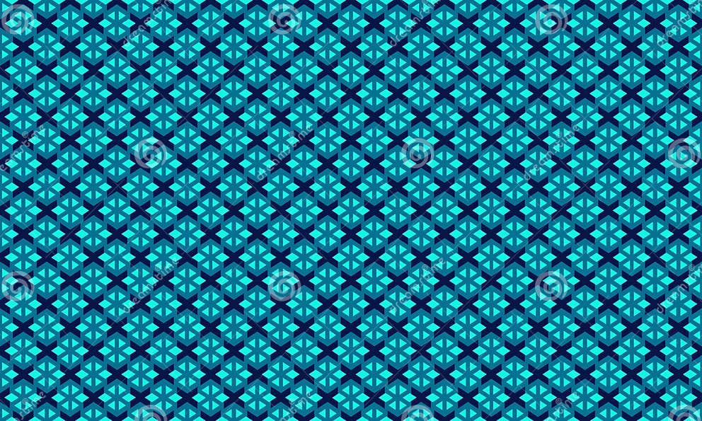 Grid-Based Design Geometric Shapes Seamless Pattern for Wallpaper ...