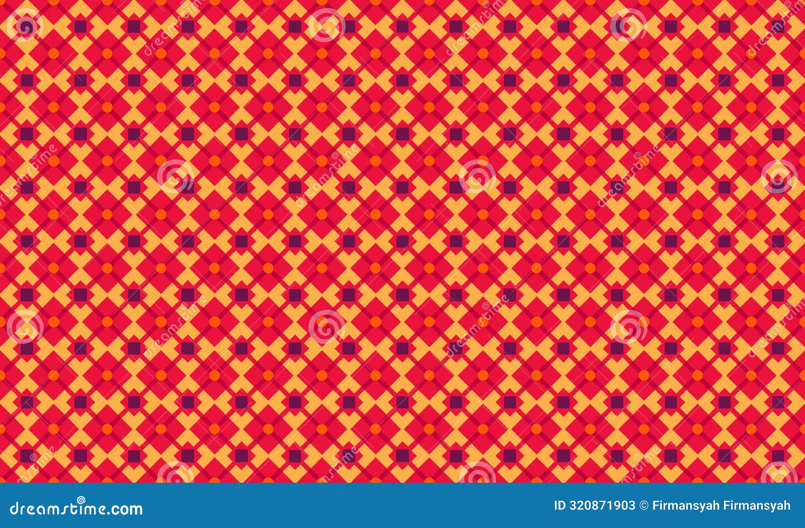 Grid-Based Design Geometric Shapes Seamless Pattern for Wallpaper ...