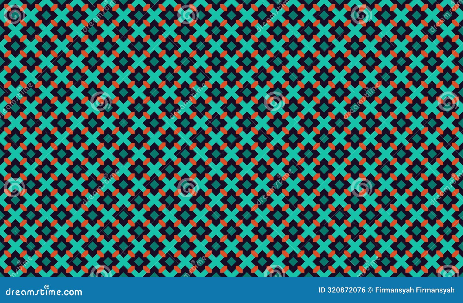 Grid-Based Design Geometric Shapes Seamless Pattern for Wallpaper ...