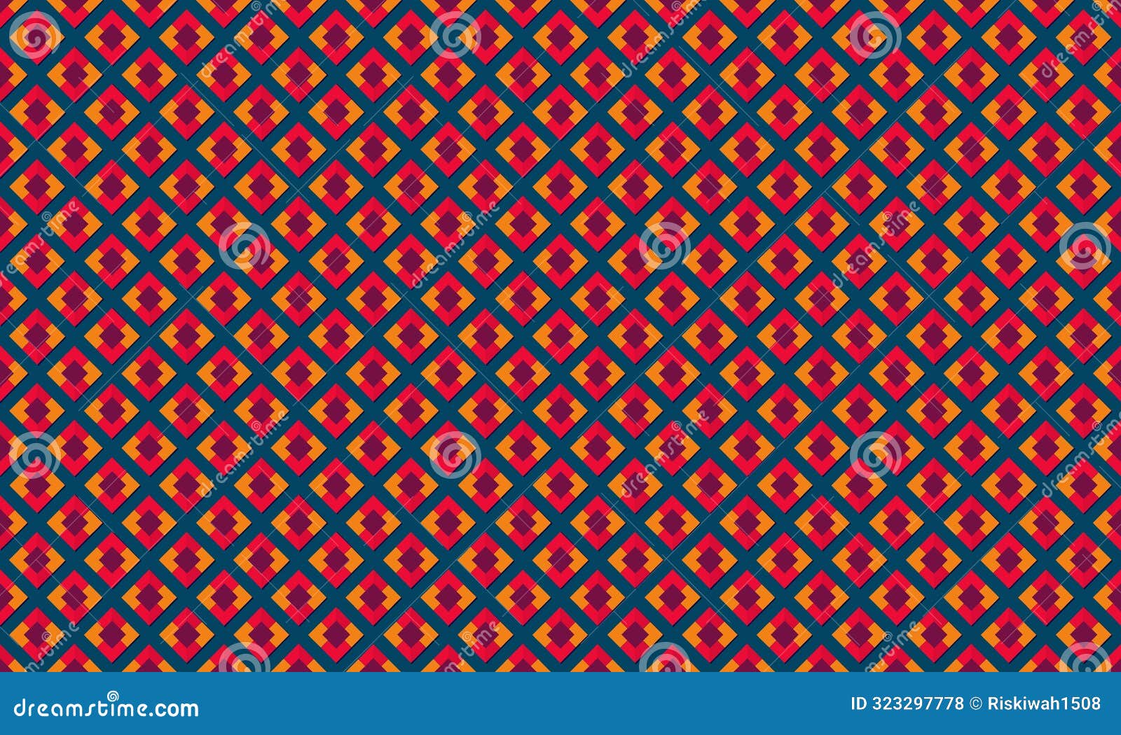 Grid-Based Design Seamless Pattern Wallpaper Background Stock ...