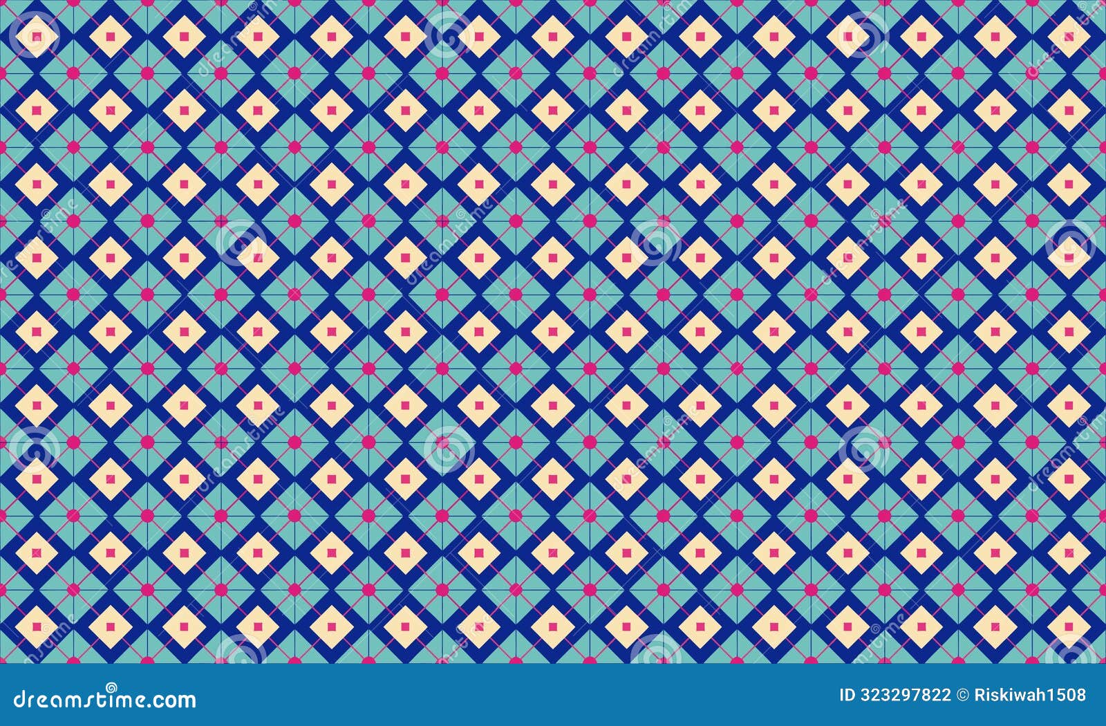 Grid-Based Design Seamless Pattern Wallpaper Background Stock ...