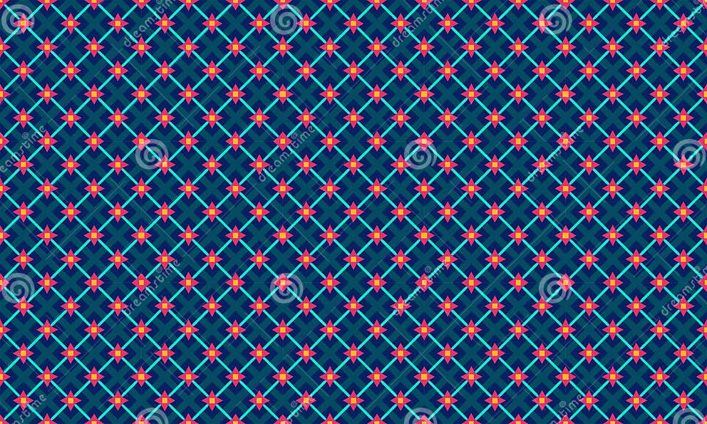 Grid-Based Design Seamless Pattern Wallpaper Background Stock ...