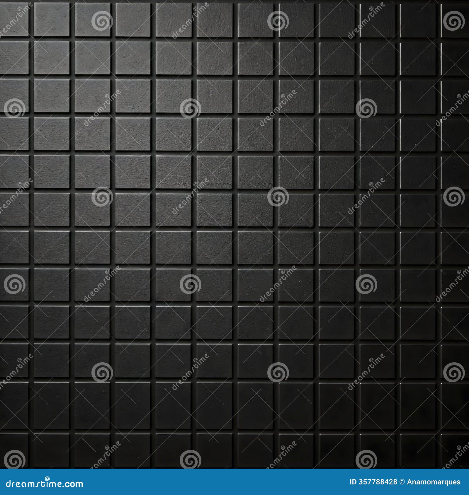 A Grid of Black Square Tiles Arranged in a Uniform Pattern, Creating a ...